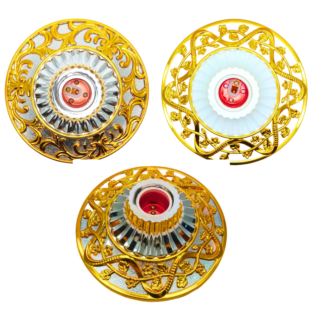 Jual Fitting Plafon Gold Silver Kawachi Fitting Duduk Fitting Lampu ...
