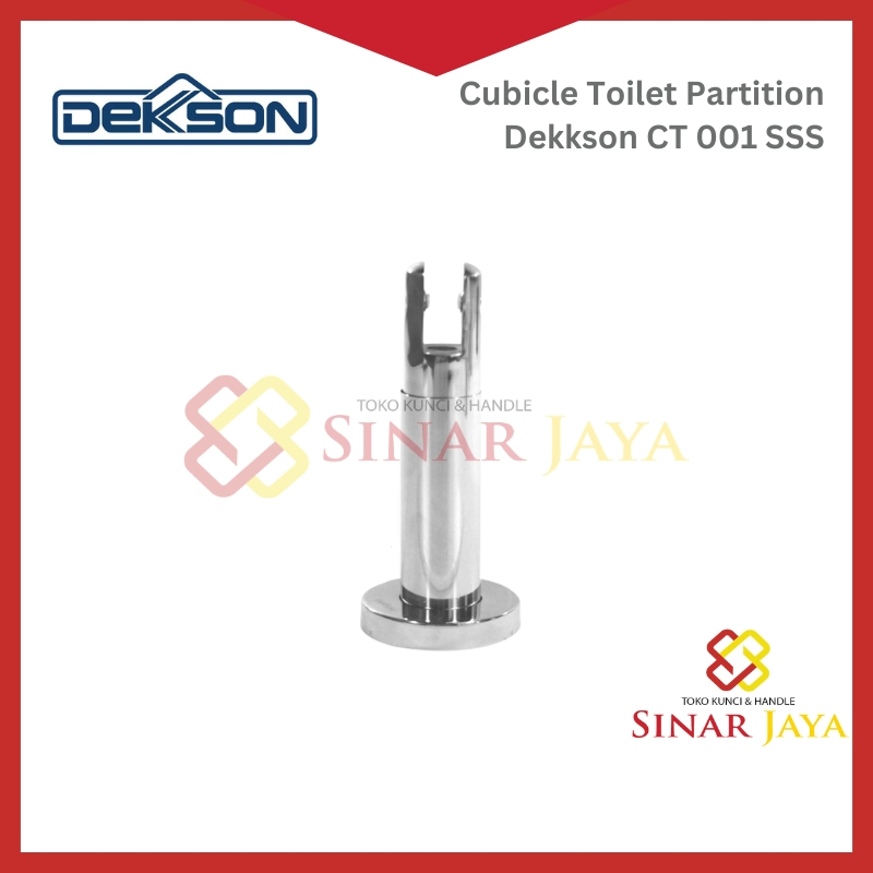 Jual Kaki Kubikal Partisi Kaca Kamar Mandi WC Toilet Dekkson CT 001 ...