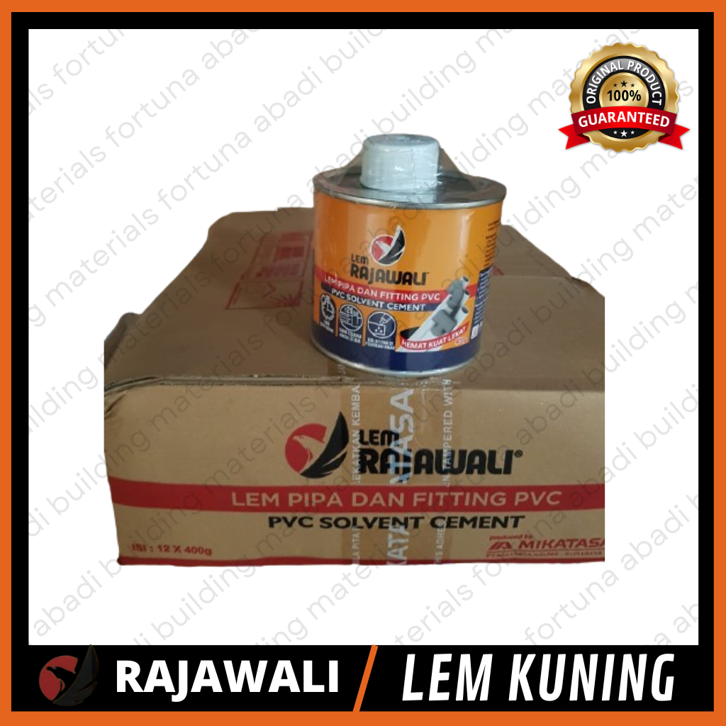 Jual Lem Pipa Merk Rajawali Berat 400gr Lem Pipa Kaleng | Shopee Indonesia