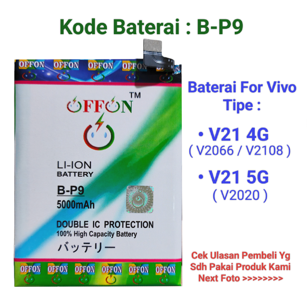 Jual Baterai Doublepower Vivo V21 4G / V2066 / V2108 / V21 5G / V2050 ...