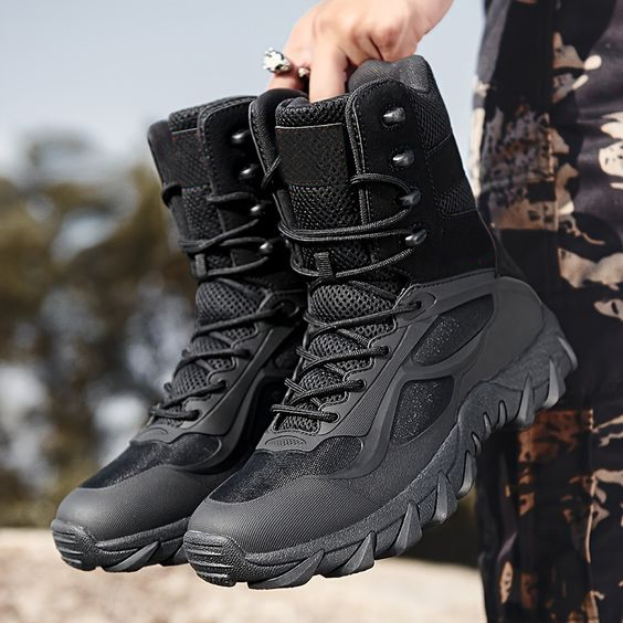 Jual Sepatu Boots Pria Pdl PDH TNI POLRI Sepatu Kerja Pria Lapangan ...