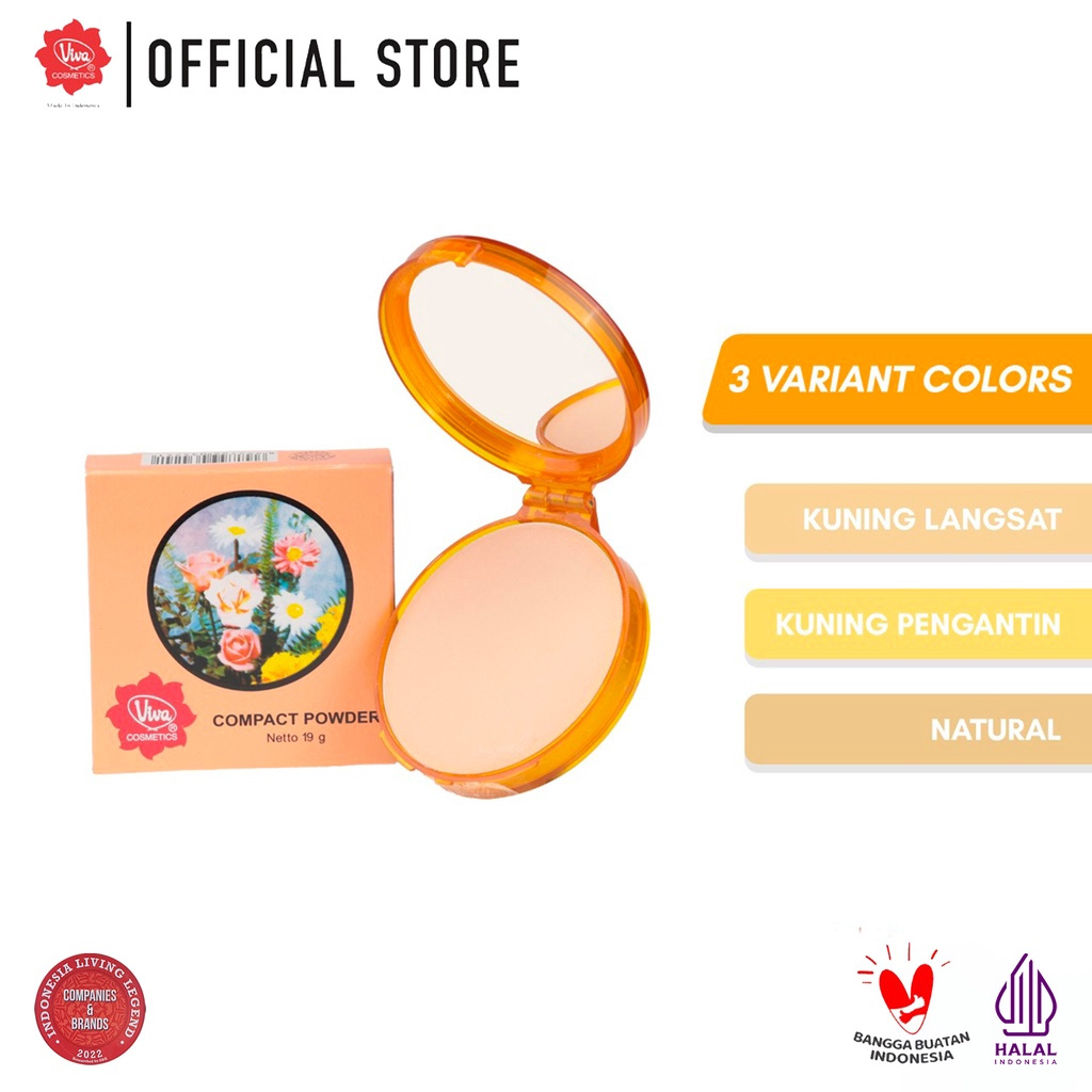 Jual Viva Compact Powder (tersedia 3 varian warna) | Shopee Indonesia
