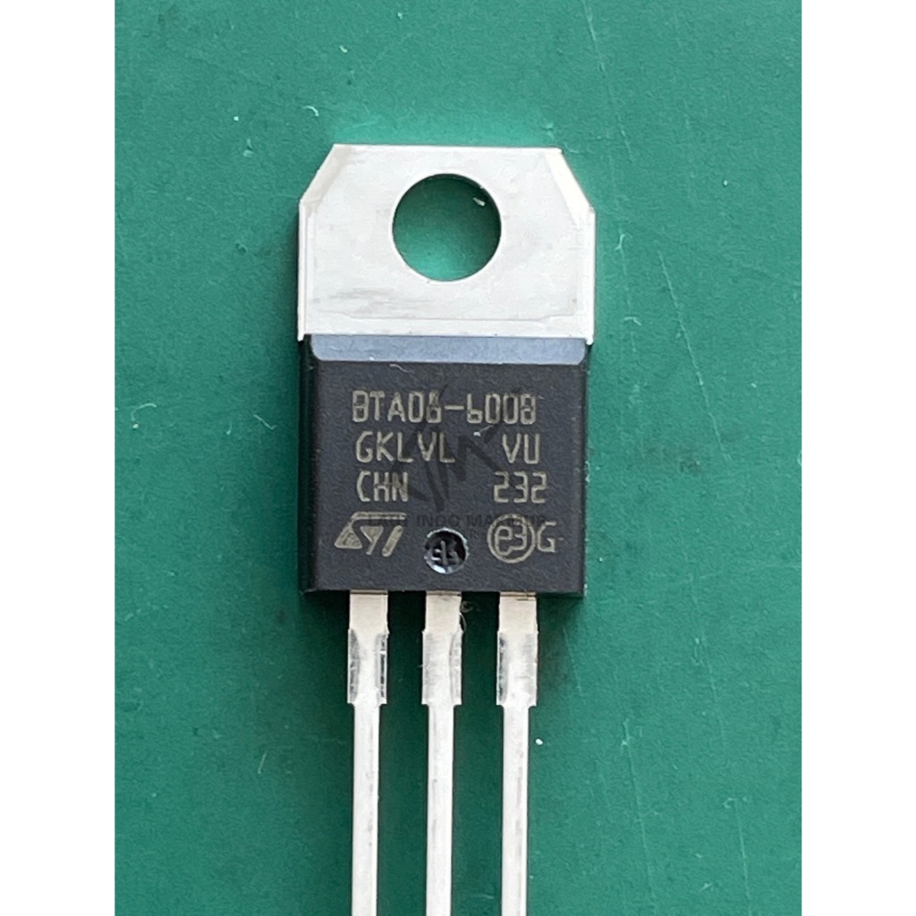 Jual TRANSISTOR BTA08-600B ORIGINAL BTA08 ASLI ORI TRIAC 8A 600 BTA 08 ...
