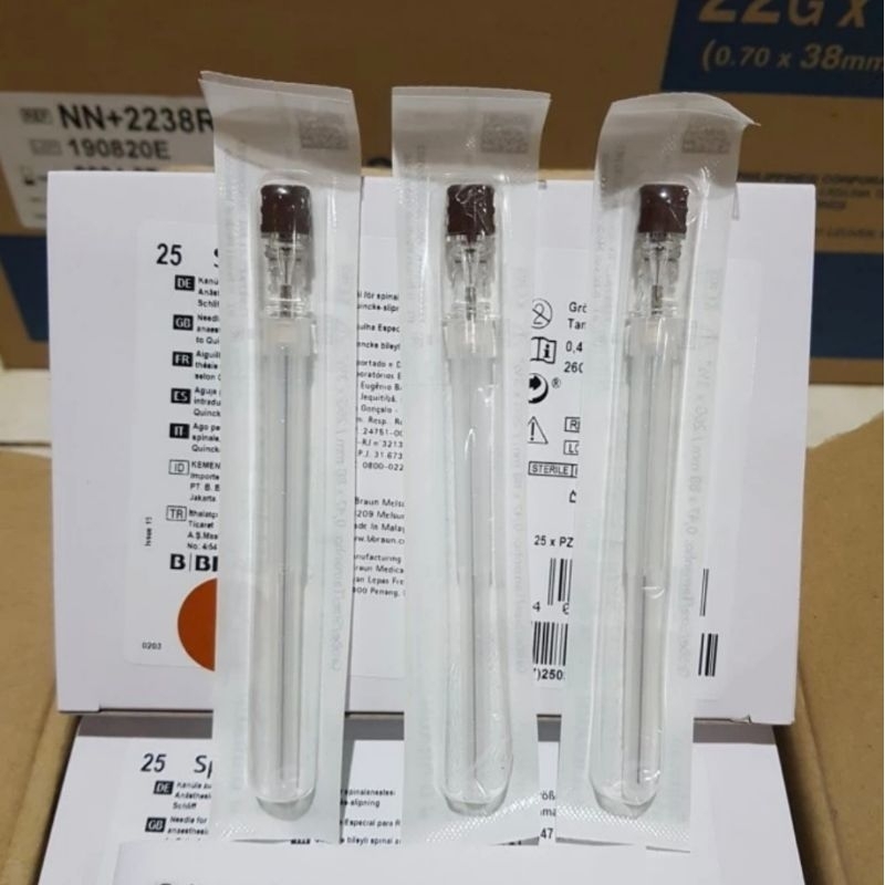 Jual Spinocan 26 G B Braun / Jarum Spinal 26G BBraun / Spinal Needle 26 ...