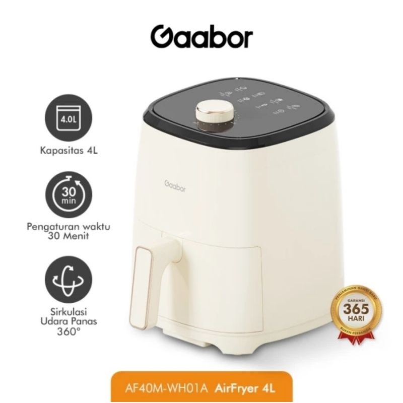 Jual Air Fryer Gaabor 4 Liter AF40M-WH01A Low Watt | Shopee Indonesia