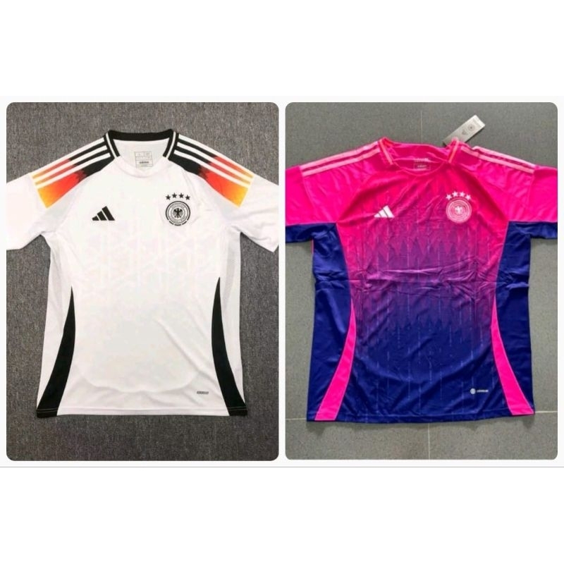 Jual JERSEY BOLA JERMAN HOME AWAY EUR0 2024 GRADE ORI IMPORT | Shopee Indonesia