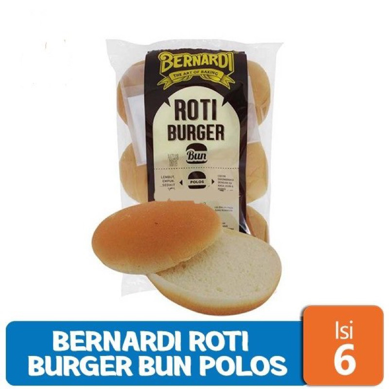 Jual roti burger bernardi & vitalia isi 6 | Shopee Indonesia