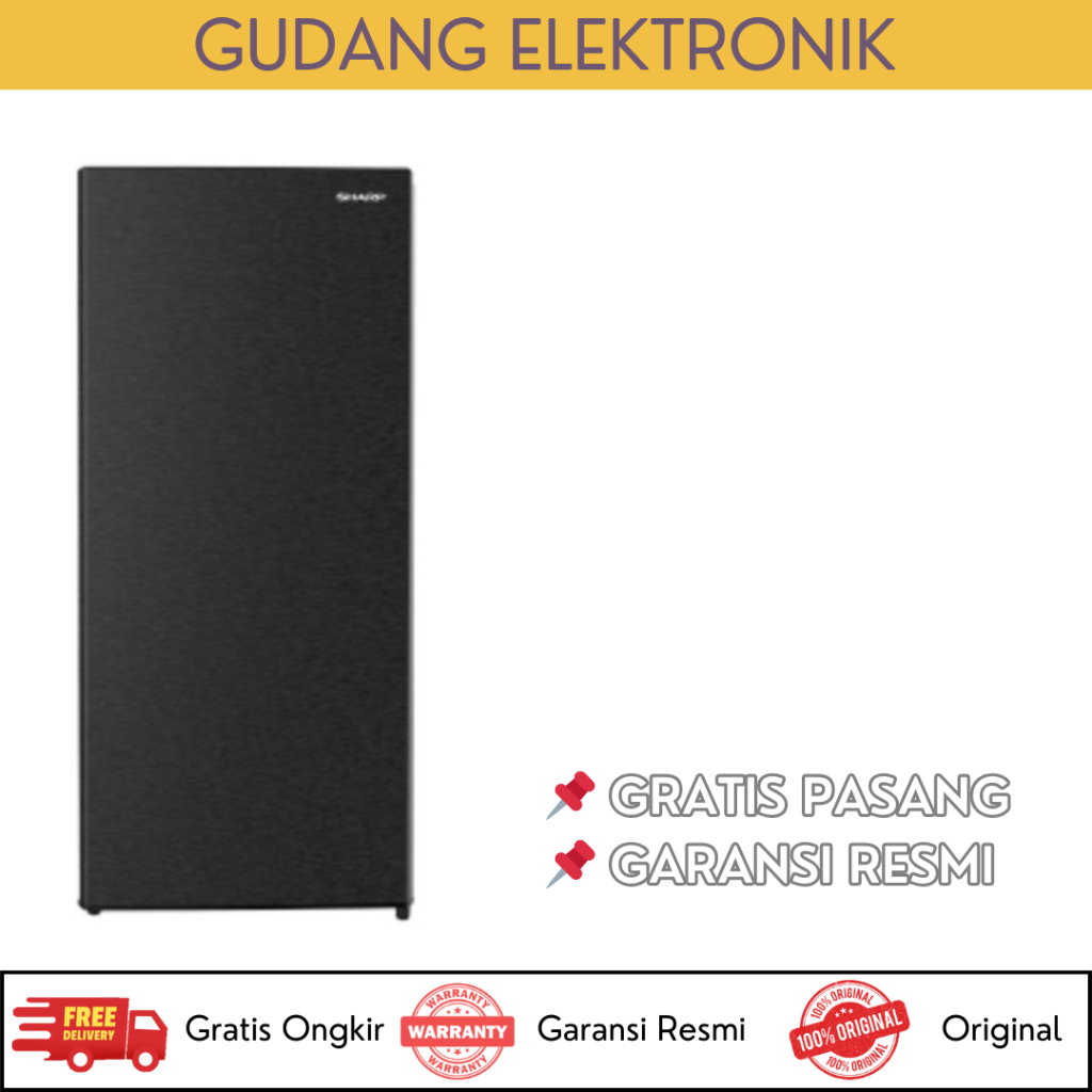 Jual KULKAS FREEZER SHARP 8 RAK | FJM 198A - KULKAS KHUSUS ES BATU ...
