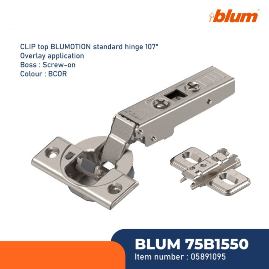 Jual BLUM Engsel Lurus Slowmotion (Tipe 75B1550) | Shopee Indonesia
