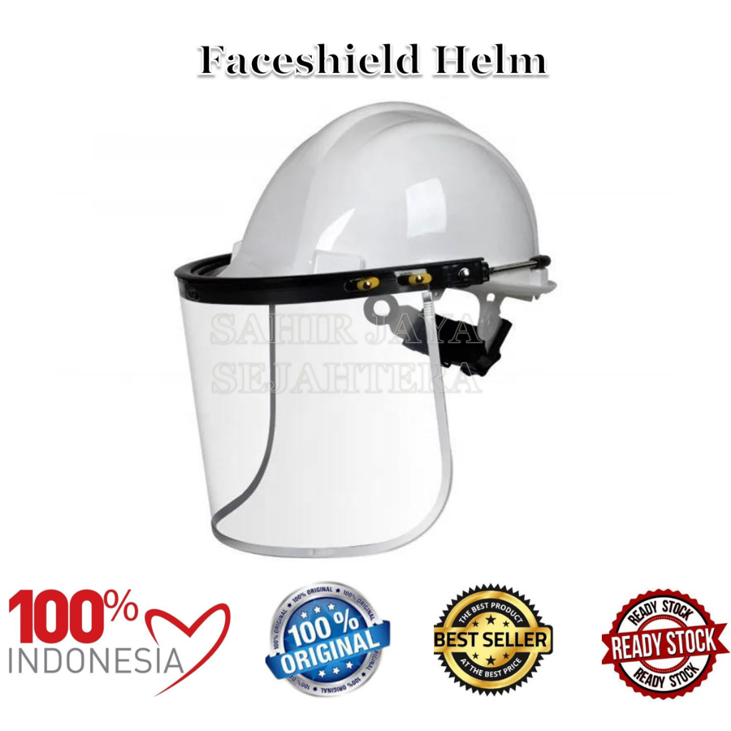 Jual Face Shield Khusus Untuk Helm Proyek Faceshield Gerinda Welding ...