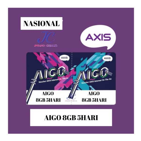 Jual VOUCHER AXIS AIGO 8GB 5HARI | Shopee Indonesia