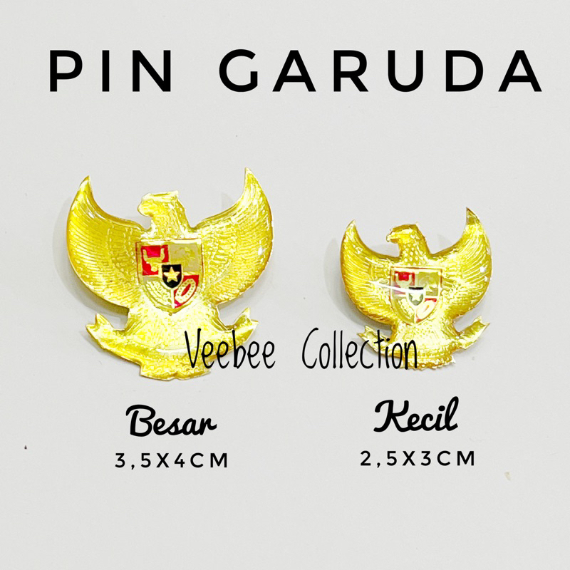 Jual Pin Bros Burung Garuda/ Pin Merah Putih kemerdekaan RI / upacara ...