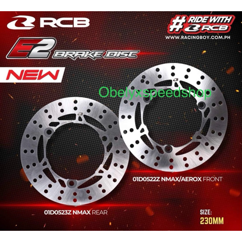 Jual Piringan Cakram Disk Brake Depan & Belakang RCB E2 Yamaha NMax ...