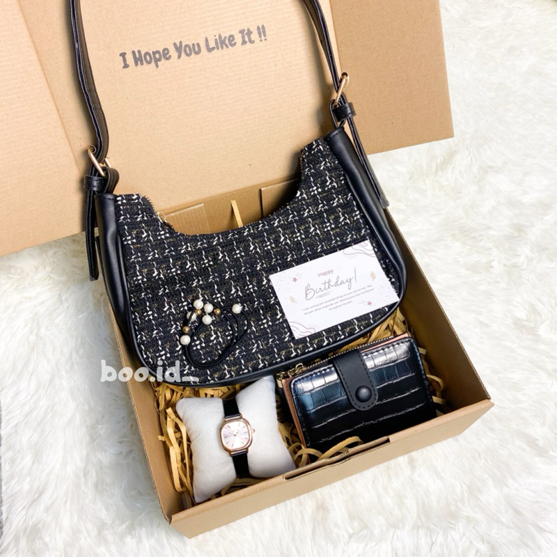 Jual [B4997]HAMPERS GIFT BOX SHERIN BAG KADO ULANG TAHUN PACAR/KADO ...
