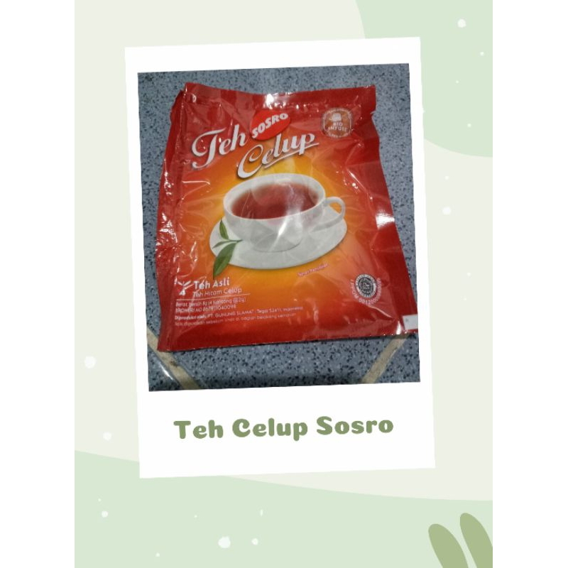 Jual Teh Celup SOSRO | TONG TJI | POCI sachet | Shopee Indonesia
