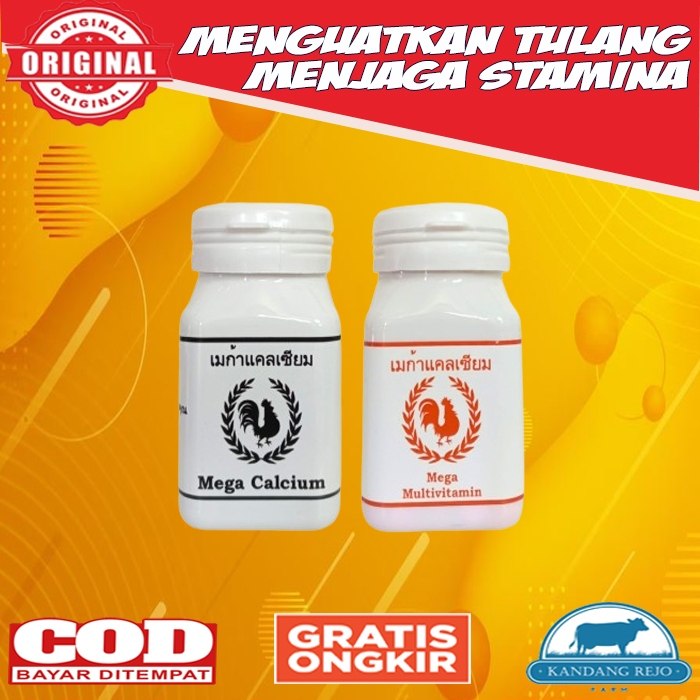 Jual Paket Mega Calcium + Mega Multivitamin Ayam Aduan Original ...