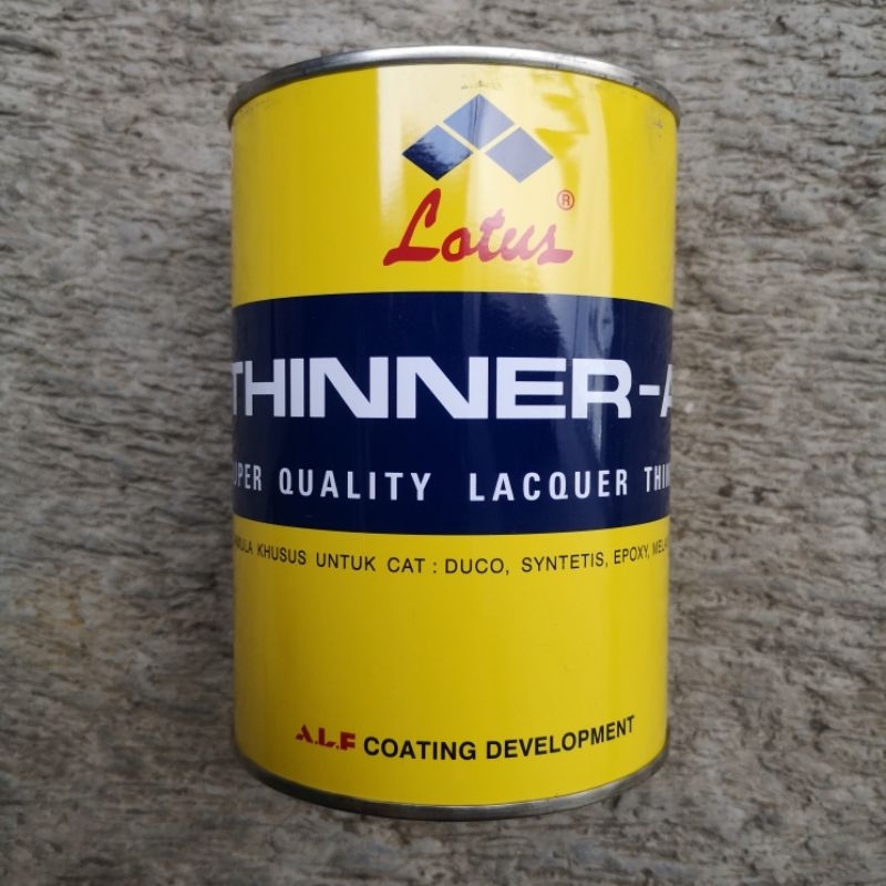 Jual Thinner / Tiner A Lotus Kaleng 1 Liter | Shopee Indonesia