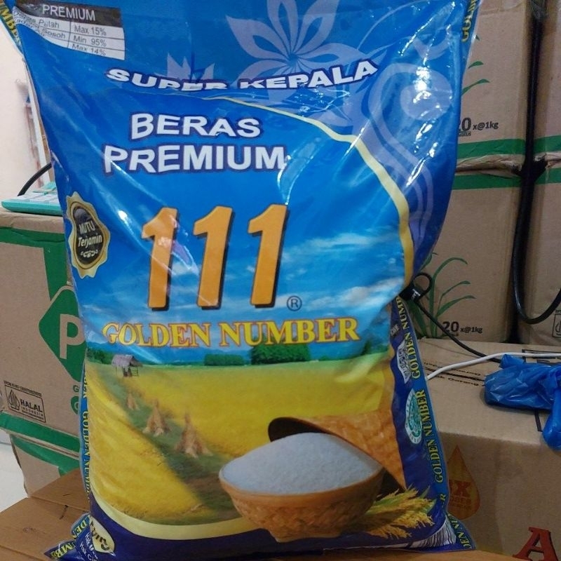 Jual beras 111 sania hsc premium golden number bonus supermi | Shopee ...
