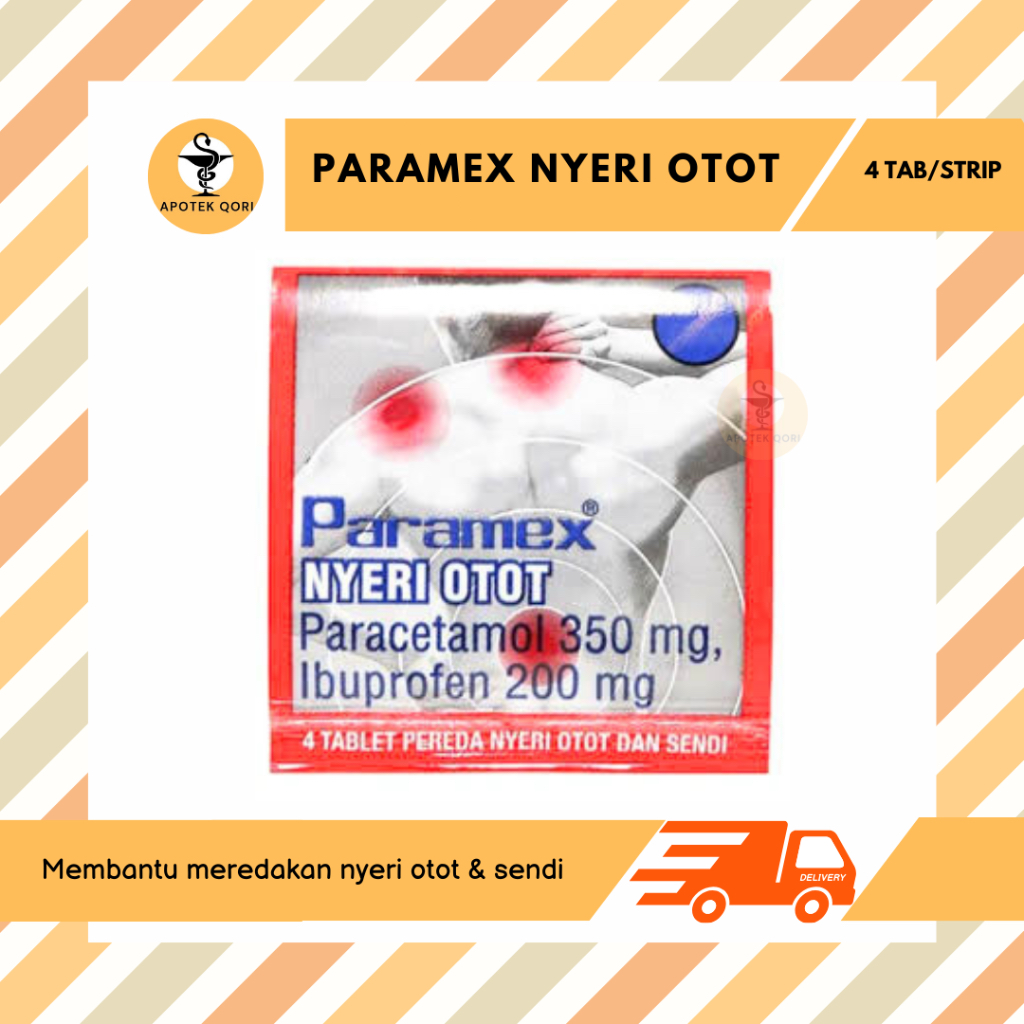 Jual PARAMEX NYERI OTOT STRIP 4 TABLET | Shopee Indonesia