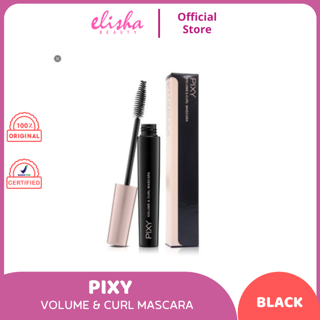 Jual PIXY VOLUME & CURL MASCARA BLACK | Shopee Indonesia