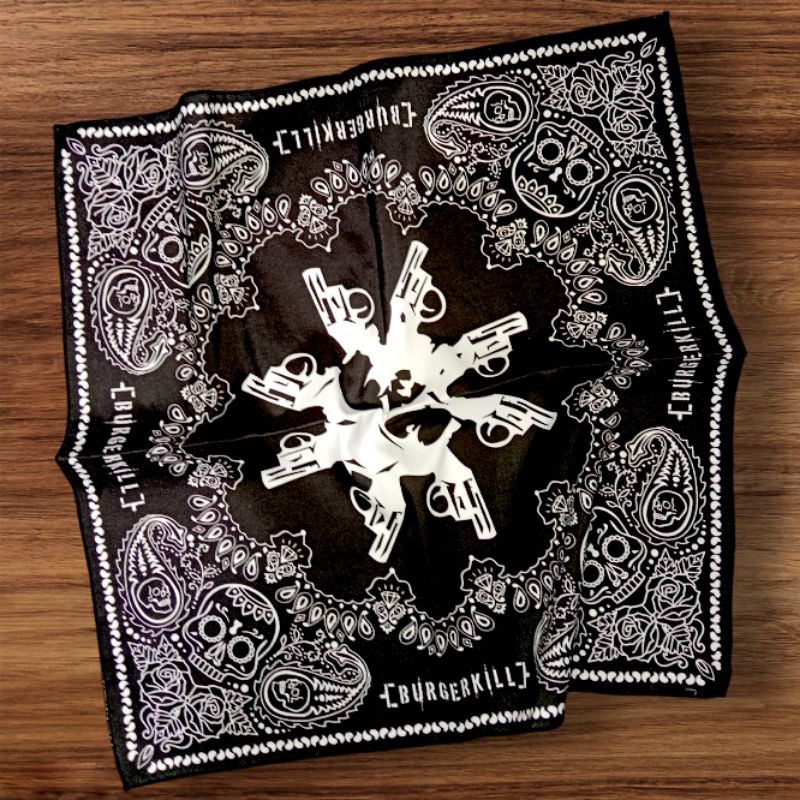 Jual LP - VIRAL Bandana Scarf Slayer Printing band skena Bando Gelang ...