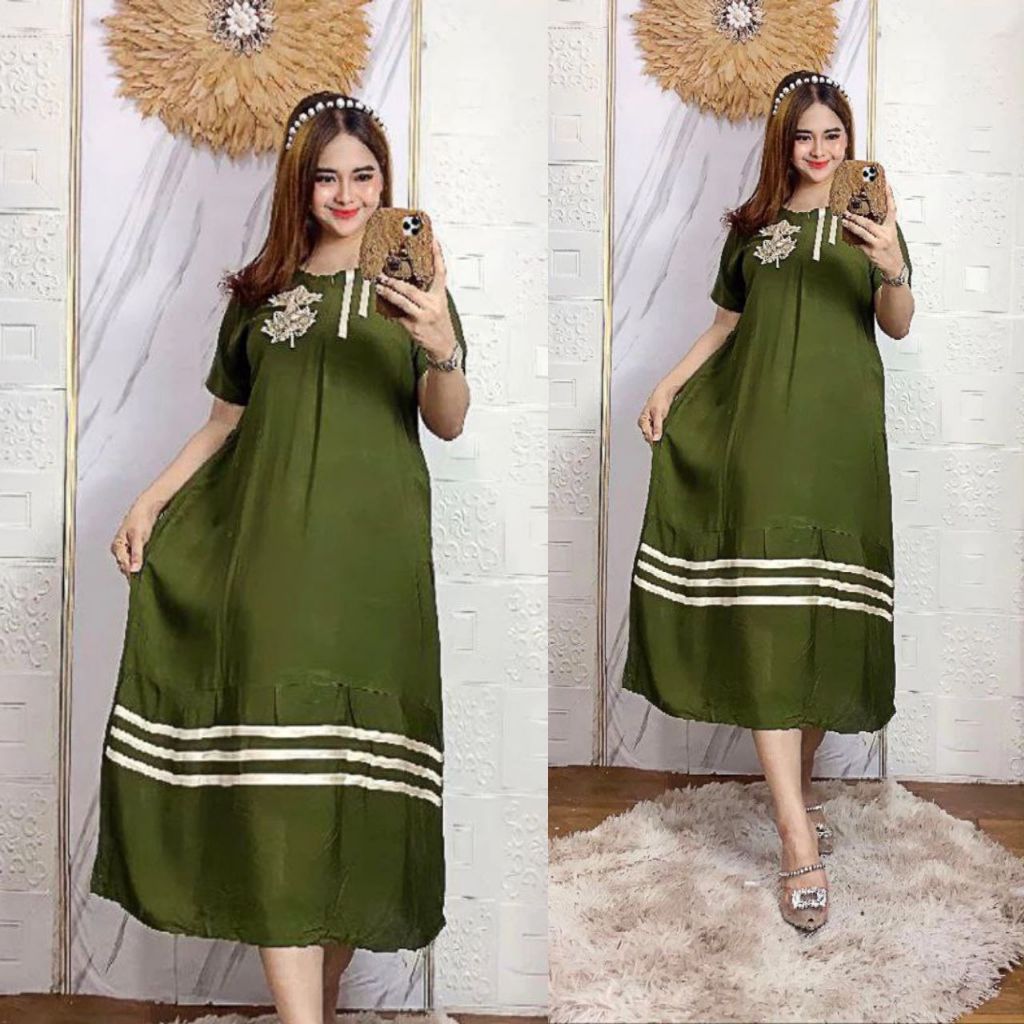 Jual Daster Arab Renda Terbaru Lengan Pendek Zahra Kekinian Rayon Tebal ...