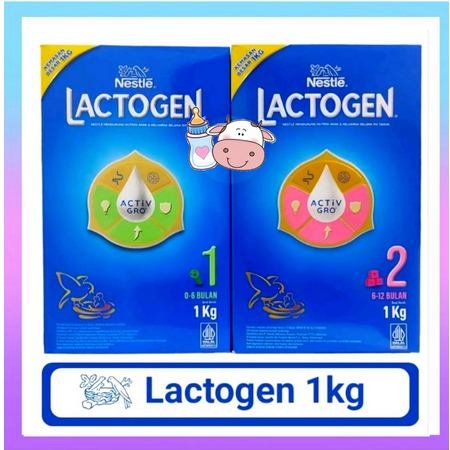 Jual Nestle Lactogen 1 & 2 Box 1 kg | Shopee Indonesia