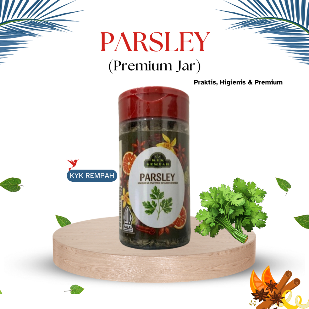 Jual Parsley Premium [ JAR ] | Parsley Kering Bumbu Dapur Praktis ...