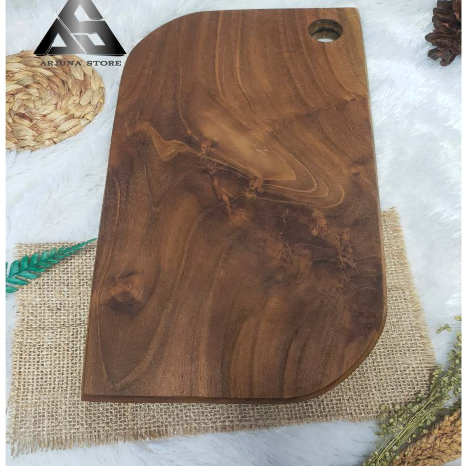 Jual Talenan kayu Jati Asli Full Galih Lepas Putih AF Talenan Premium ...