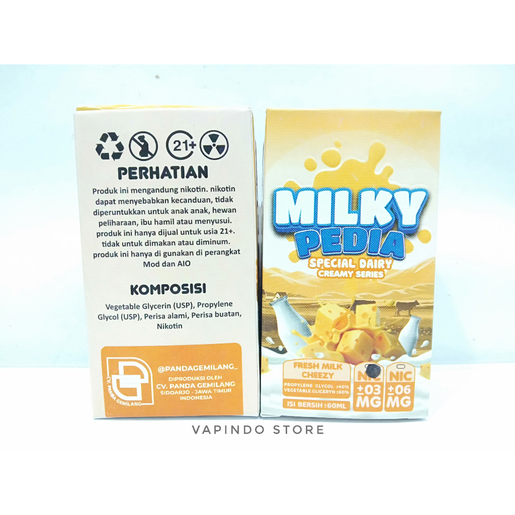 Jual MILKYPEDIA FRESH MILK CHEEZY 60ML MILKY PEDIA BY MAJAPAHIT ...