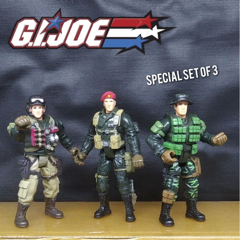 Jual Jual mainan Tentara Army GI Joe set Original | Shopee Indonesia