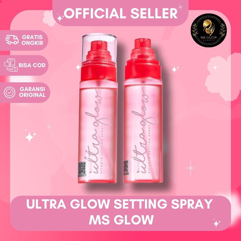 Jual MS GLOW ULTRA GLOW SETTING SPRAY ORIGINAL | Shopee Indonesia