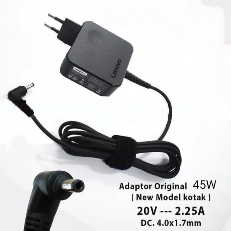 Jual Adaptor Lenovo Ideapad 100 100-14 110 320 330-14 320-14ISK 310 510 ideapad slim 3 20V 2.25A ...