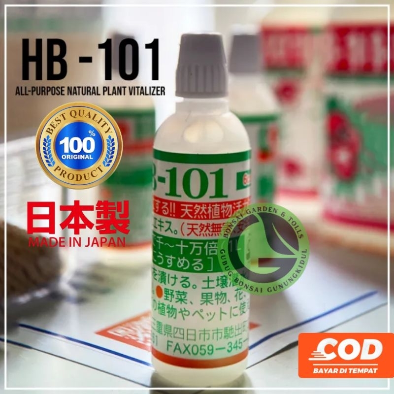 Jual HB101 natural plants vitalizer Made in Japan vitamin b1 nutrisi ...