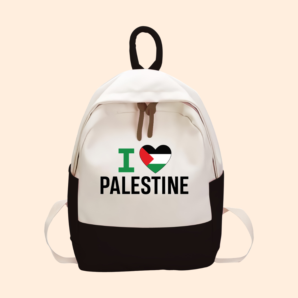 Jual Tas Anak I Love Palestine Palestina Anak SD TK Kantong Backpack ...