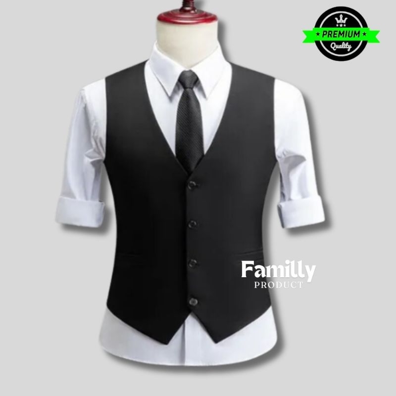 Jual Rompi Formal Pria vest jas Formal Basic Pria | Shopee Indonesia