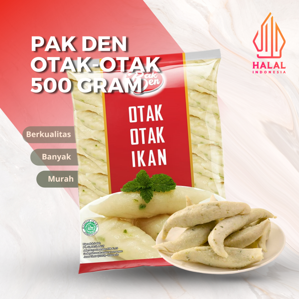 Jual [GROSIR] PAK DEN OTAK OTAK IKAN GORENG 500 GRAM | Shopee Indonesia