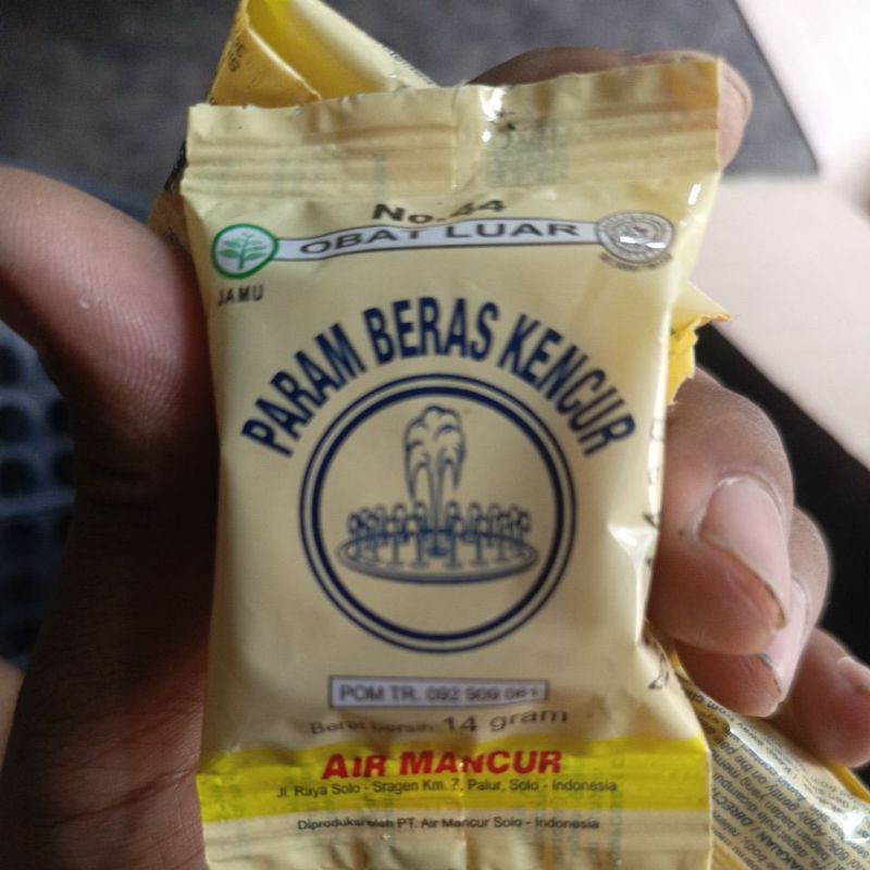 Jual Param Beras Kencur Air Mancur | Shopee Indonesia