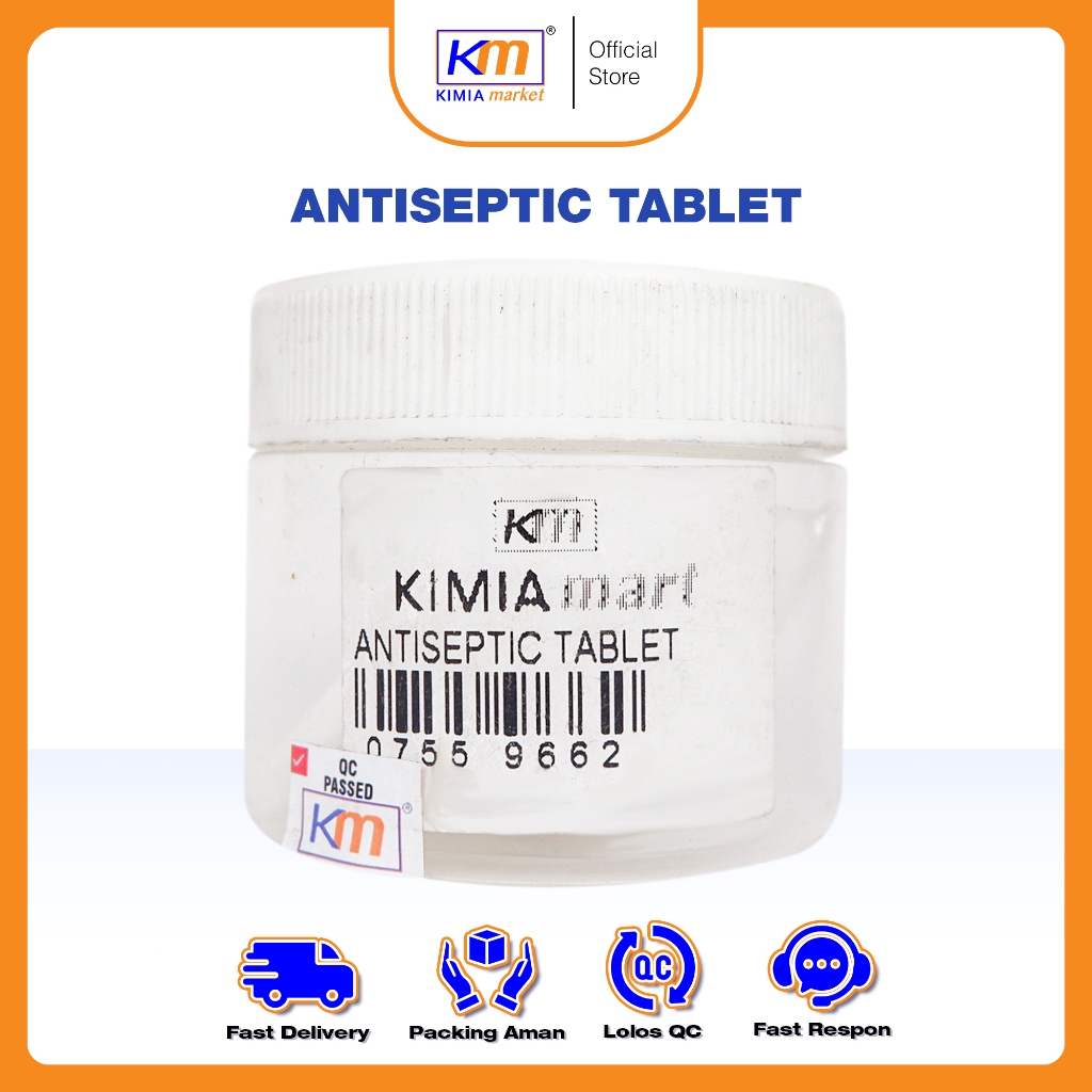 Jual Antiseptic tablet Isi 10pcs Anti kuman dan bakteri | Shopee Indonesia