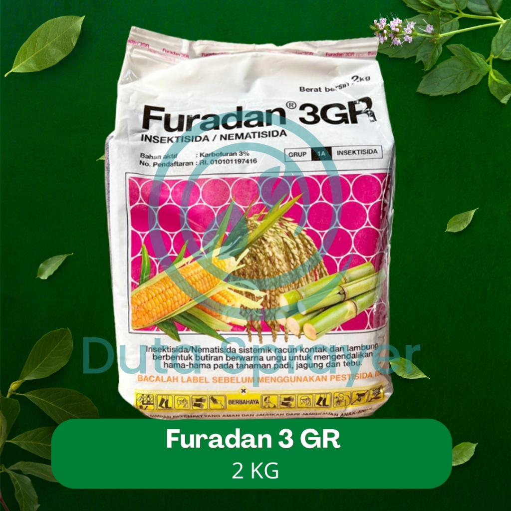 Jual Furadan 3GR 2kg Insektisida Nematisida 2 kg Puradan Basmi Hama ...