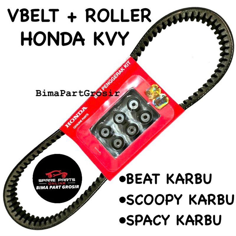 Jual VANBELT VBELT SET ROLLER KVY HONDA BEAT KARBU / SCOOPY KARBU ...
