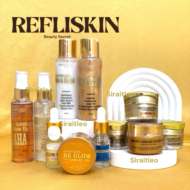Jual Refli Skin Luxury Whitening Night Cream / Refli Luxury Acne Night ...