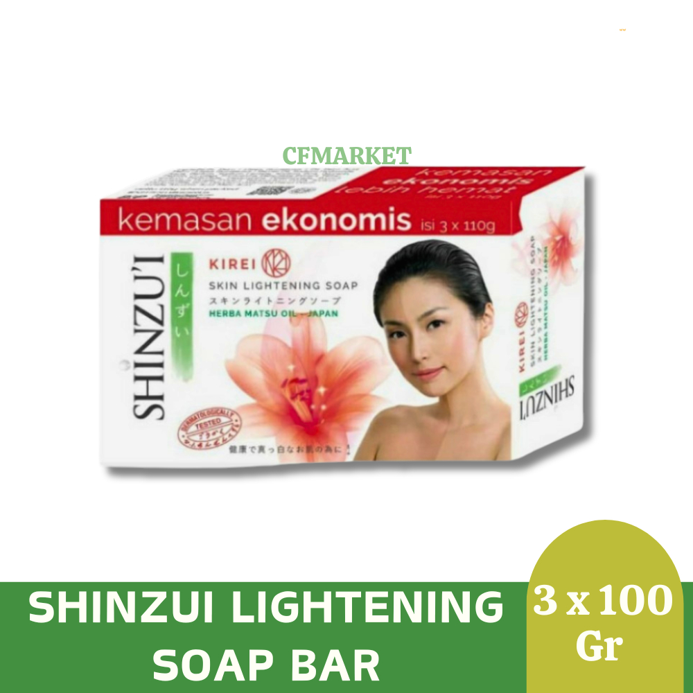 Jual ( Isi 3 ) Shinzui Skin Lightening Soap - Sabun Batang Isi 3x 100 ...
