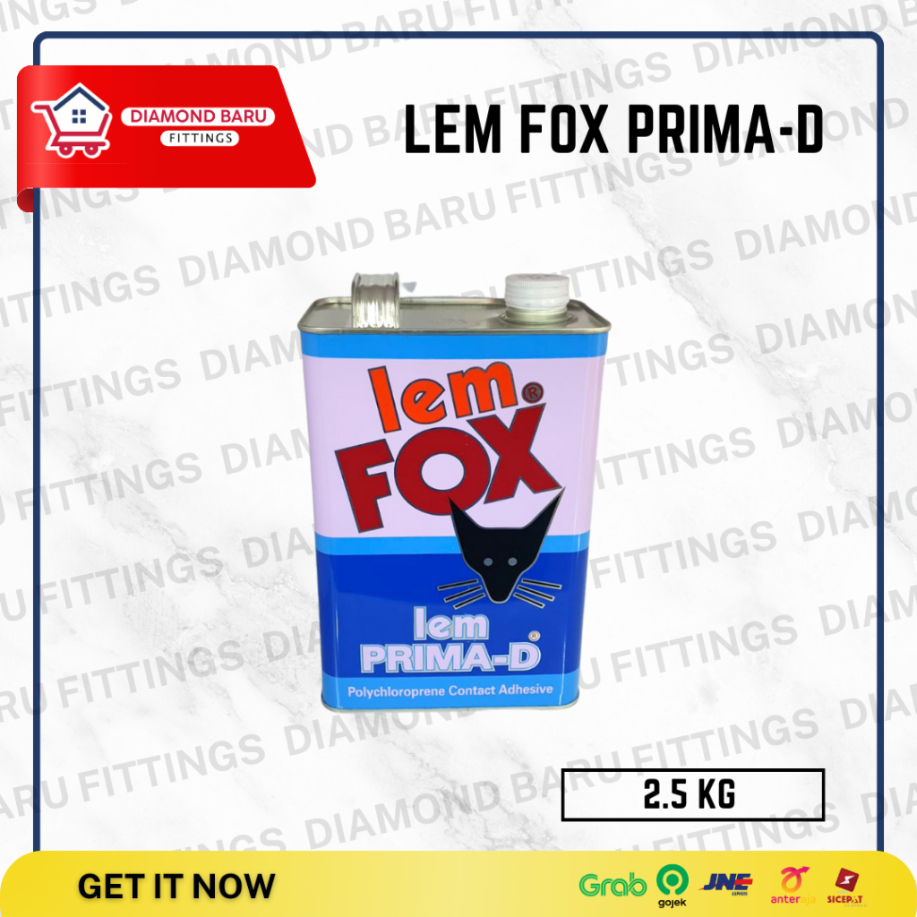 Jual Lem Kuning Galon / Lem Fox Prima-D 2.5 kg | Shopee Indonesia