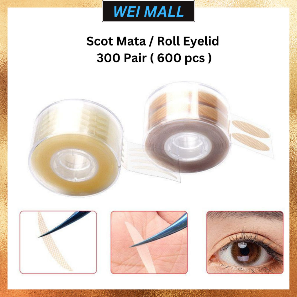 Jual READY Scott Mata Roll / Eyelid Tape Roll / Scot Mata / Skot Mata ...