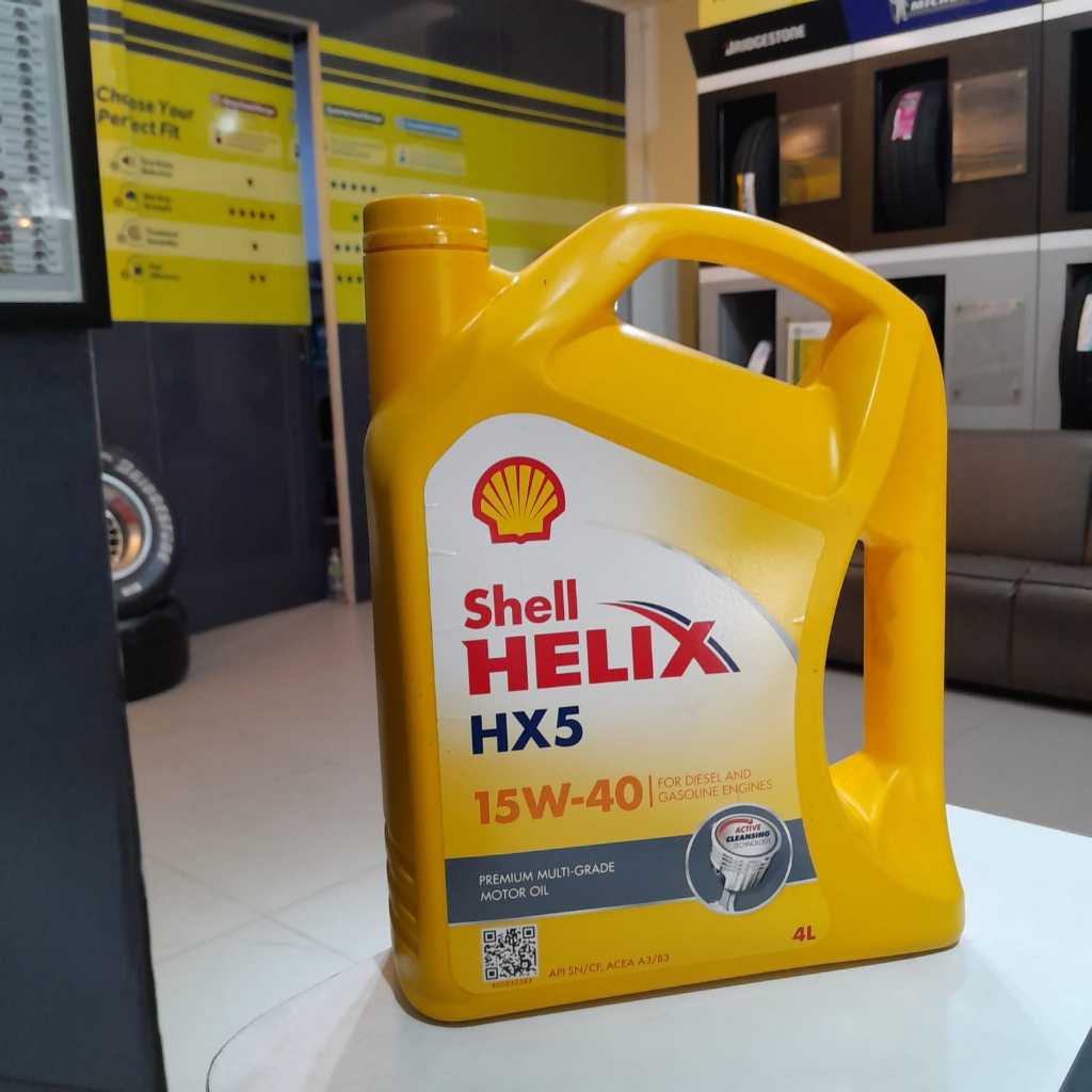 Jual Shell Helix HX5 SAE 15W40 Galon Original | Shopee Indonesia
