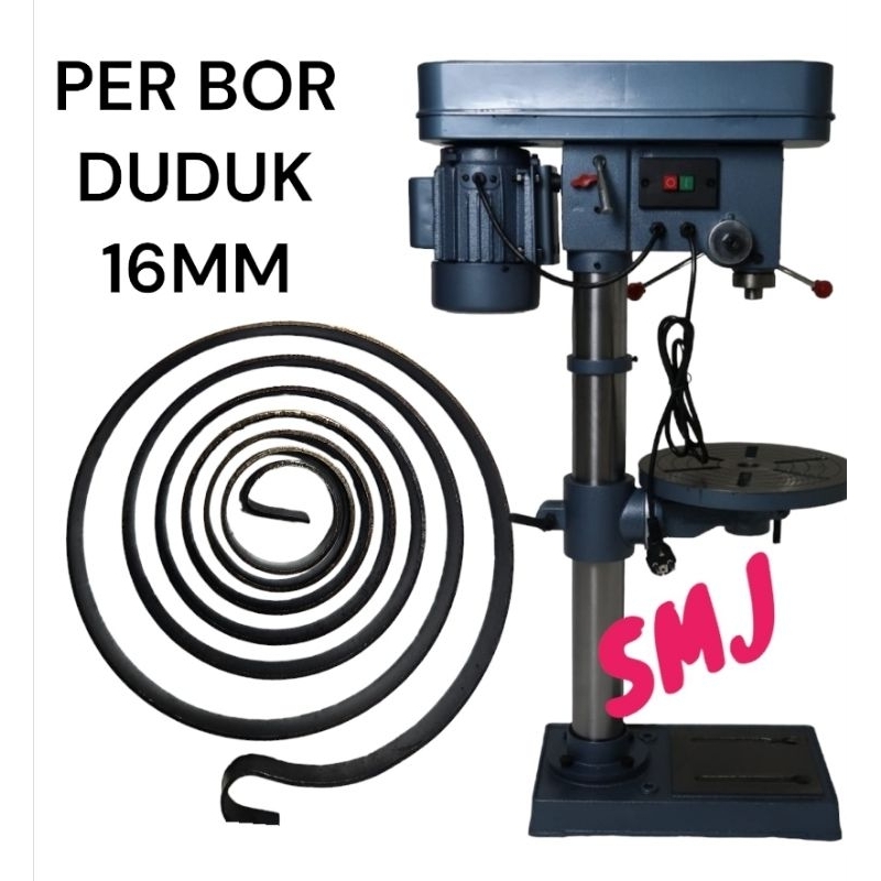 Jual per mesin bor duduk 16mm pegas hadel bor duduk 16mm plat per bor ...