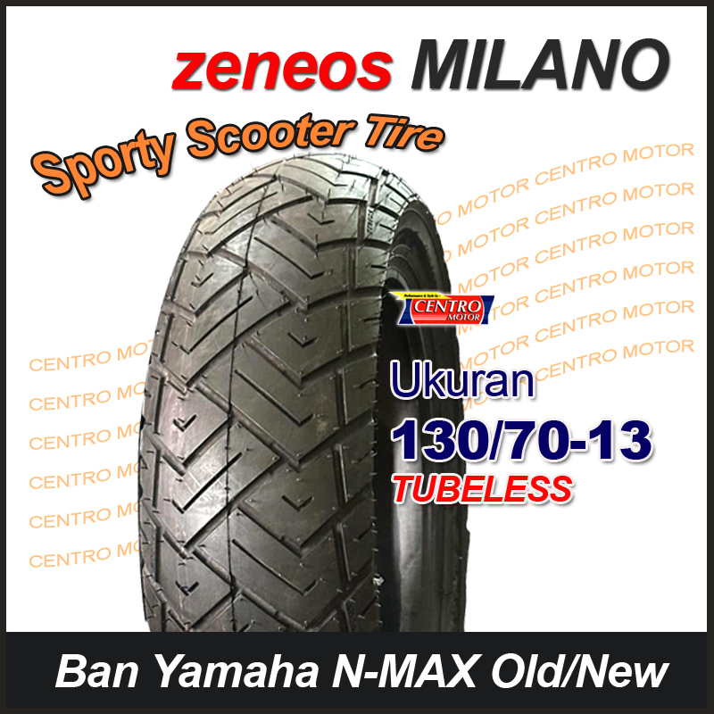 Jual ZENEOS MILANO 130/70-13.Ban Nmax belakang. motif sporty cocok ...