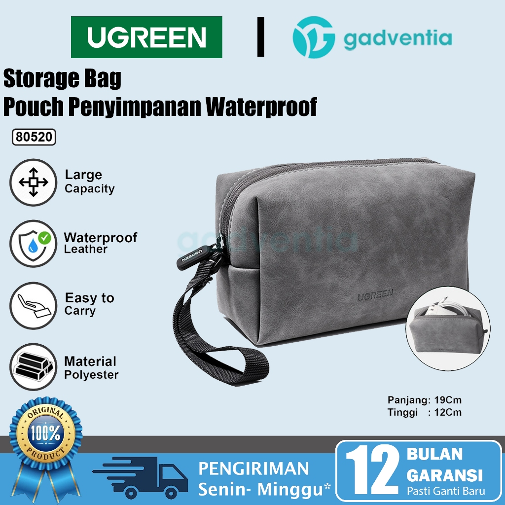 Jual UGREEN Travel Mini Storage Bag Organizer Pouch Penyimpan Barang ...