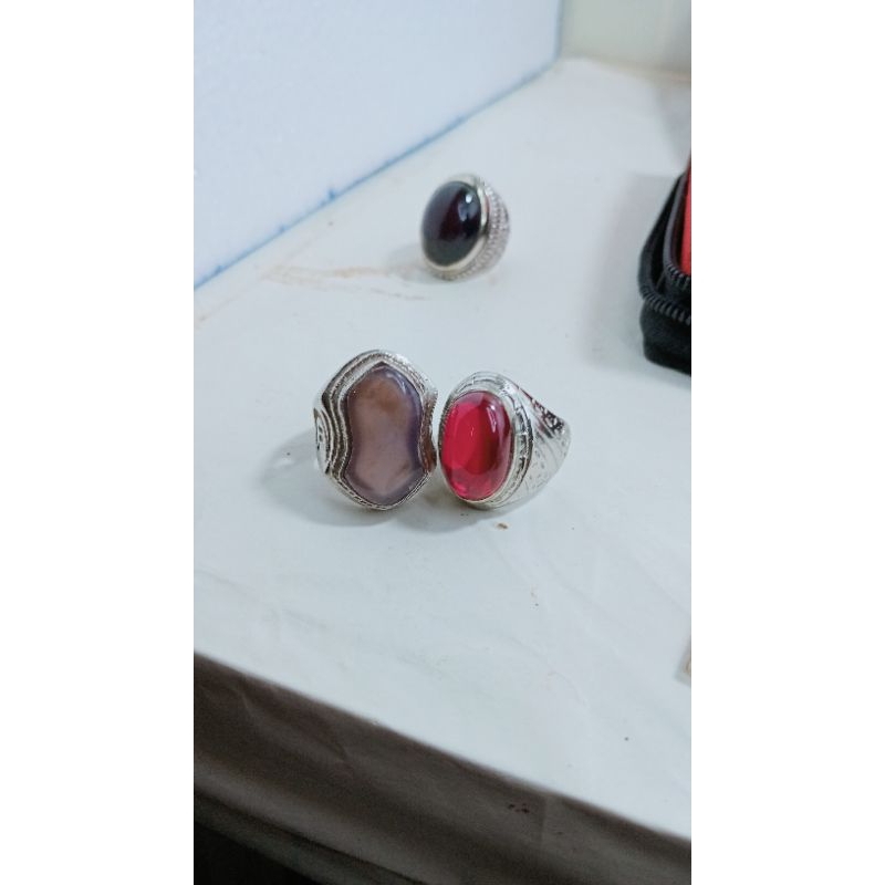 Jual batu akik merah siam dan terompah | Shopee Indonesia